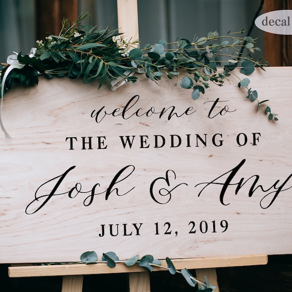 Wedding Vinyl Decals - Etsy