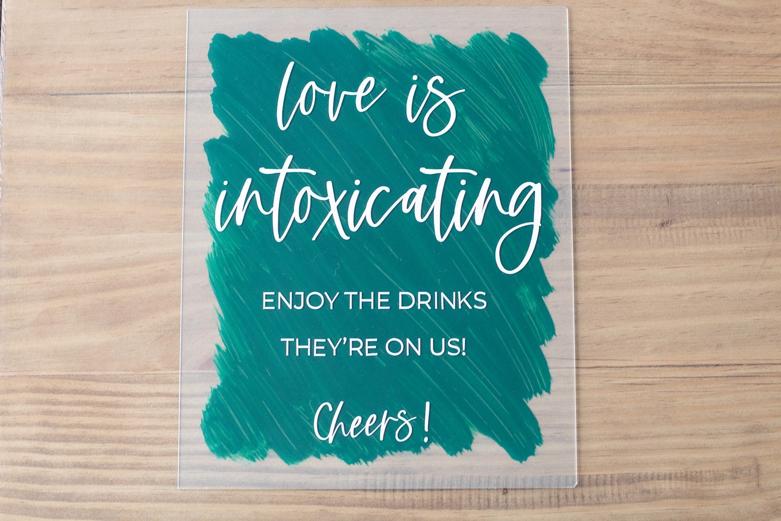 Love is Intoxicating Bar Sign Wedding Sign Decal Love is - Etsy