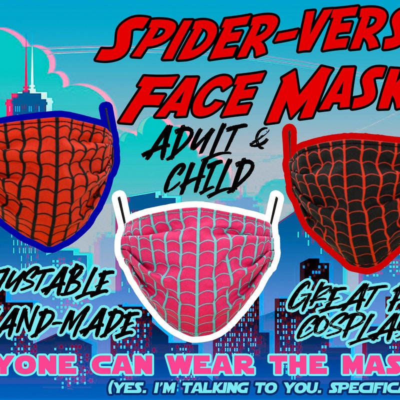 Miles Morales Mask - Etsy