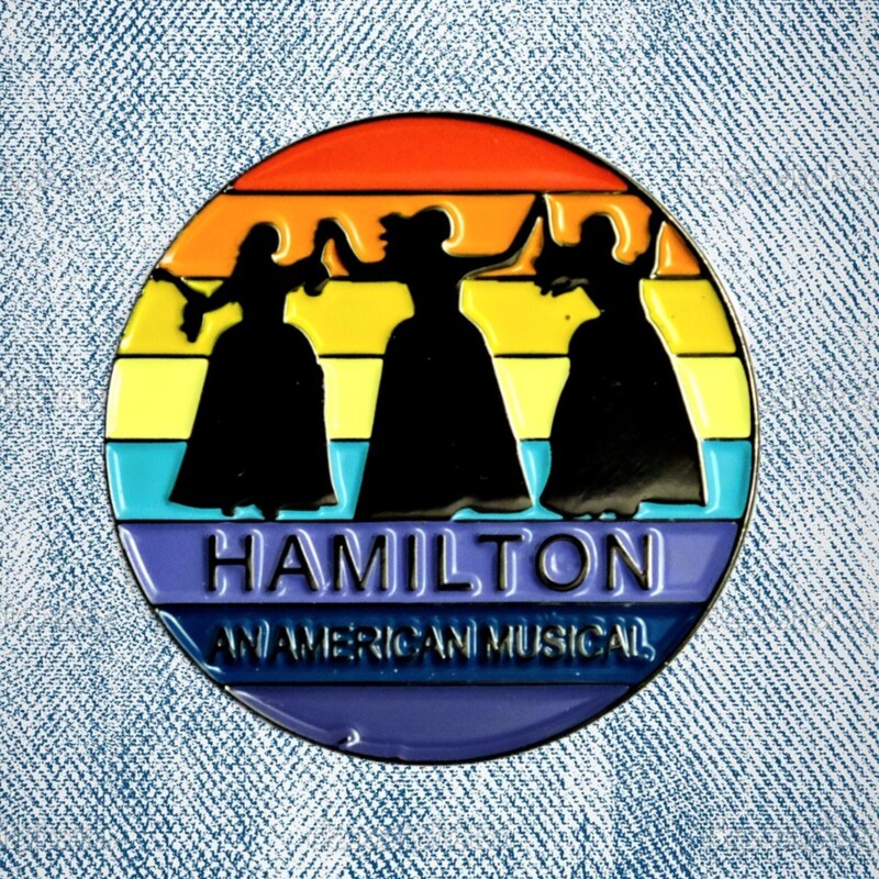 Hamilton Enamel Pin - Etsy