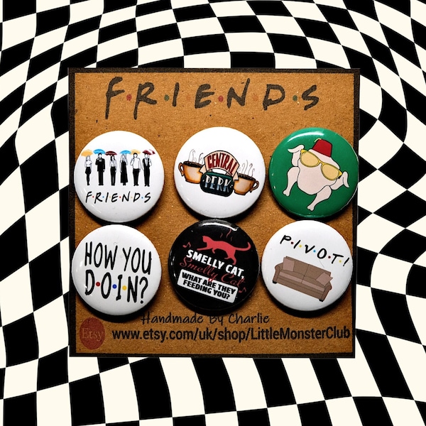 Friends Pin - Etsy