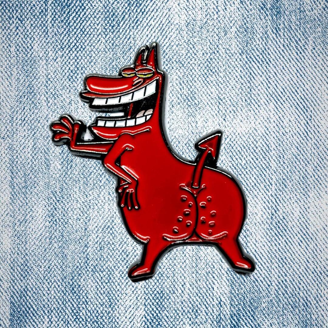 THE RED GUY Enamel Pin Badge Cow and Chicken Pin Enamel Pin Badges ...