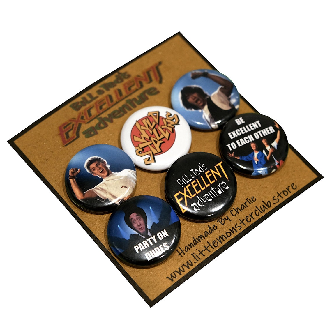 BILL AND TED Badge Pack Pin Button Bill and Ted's | Etsy