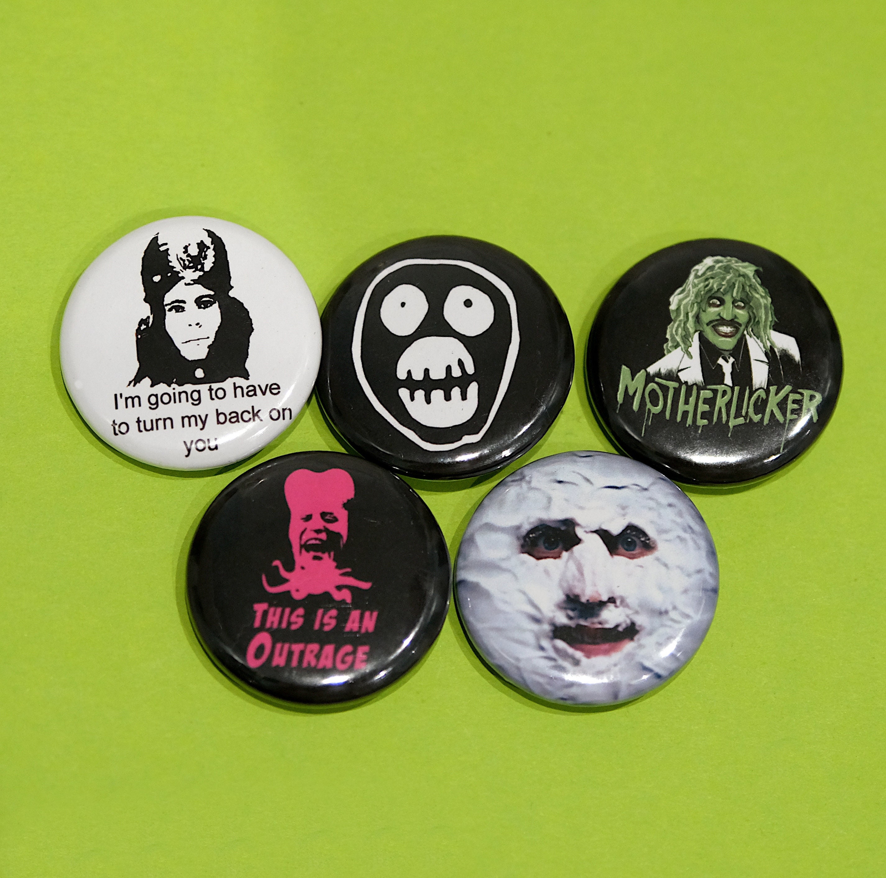 THE MIGHTY BOOSH Badge Pack the Mighty Boosh Pin Mighty - Etsy