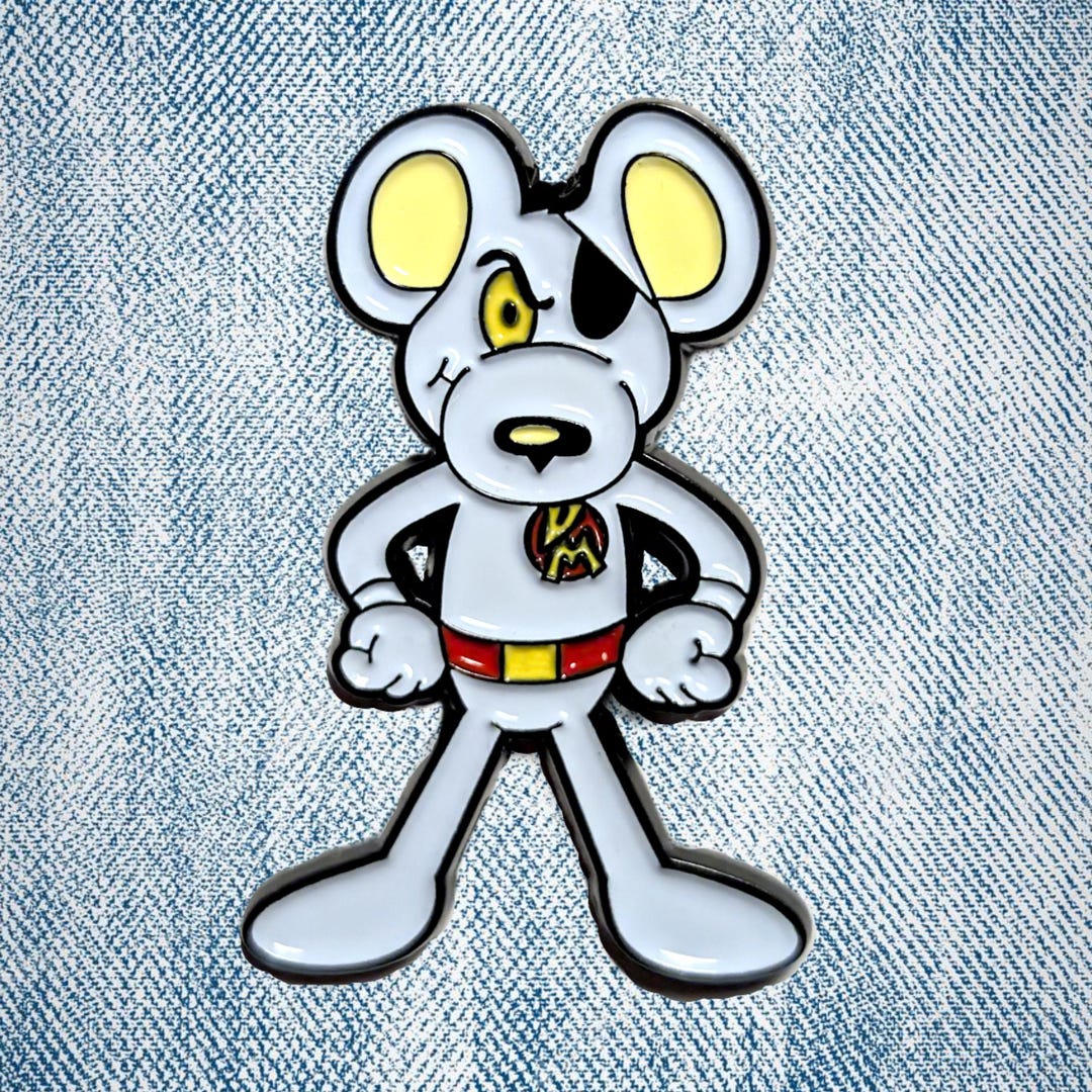 DANGER MOUSE Enamel Pin Badge - Character Pin - Danger Mouse Gift ...