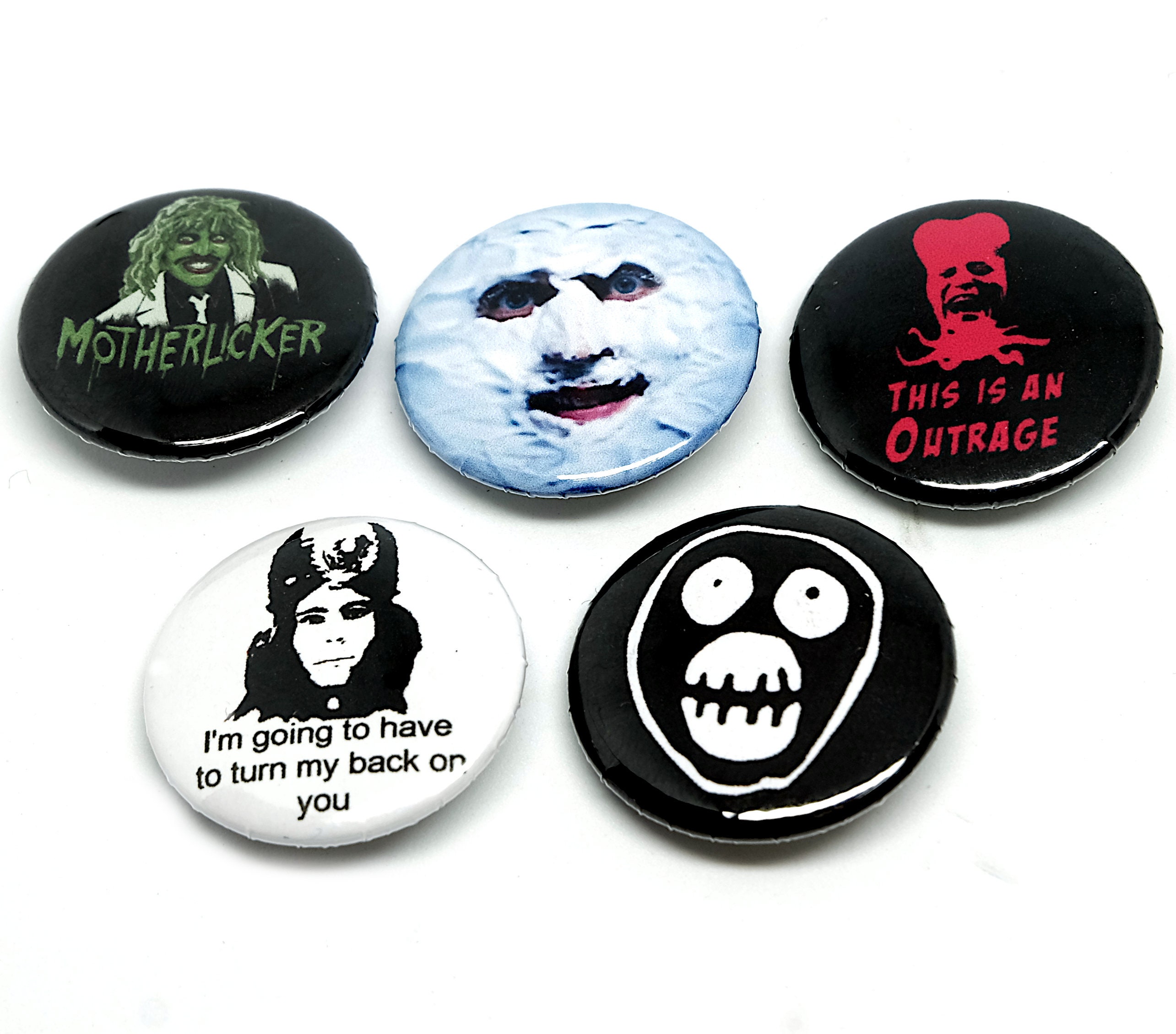 The Mighty Boosh Badge Pack The Mighty Boosh pin mighty | Etsy