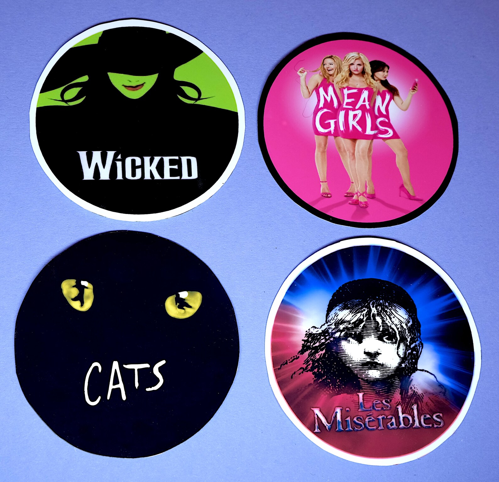 Musical Theatre Custom Glossy Vinyl Stickers West End - Etsy UK