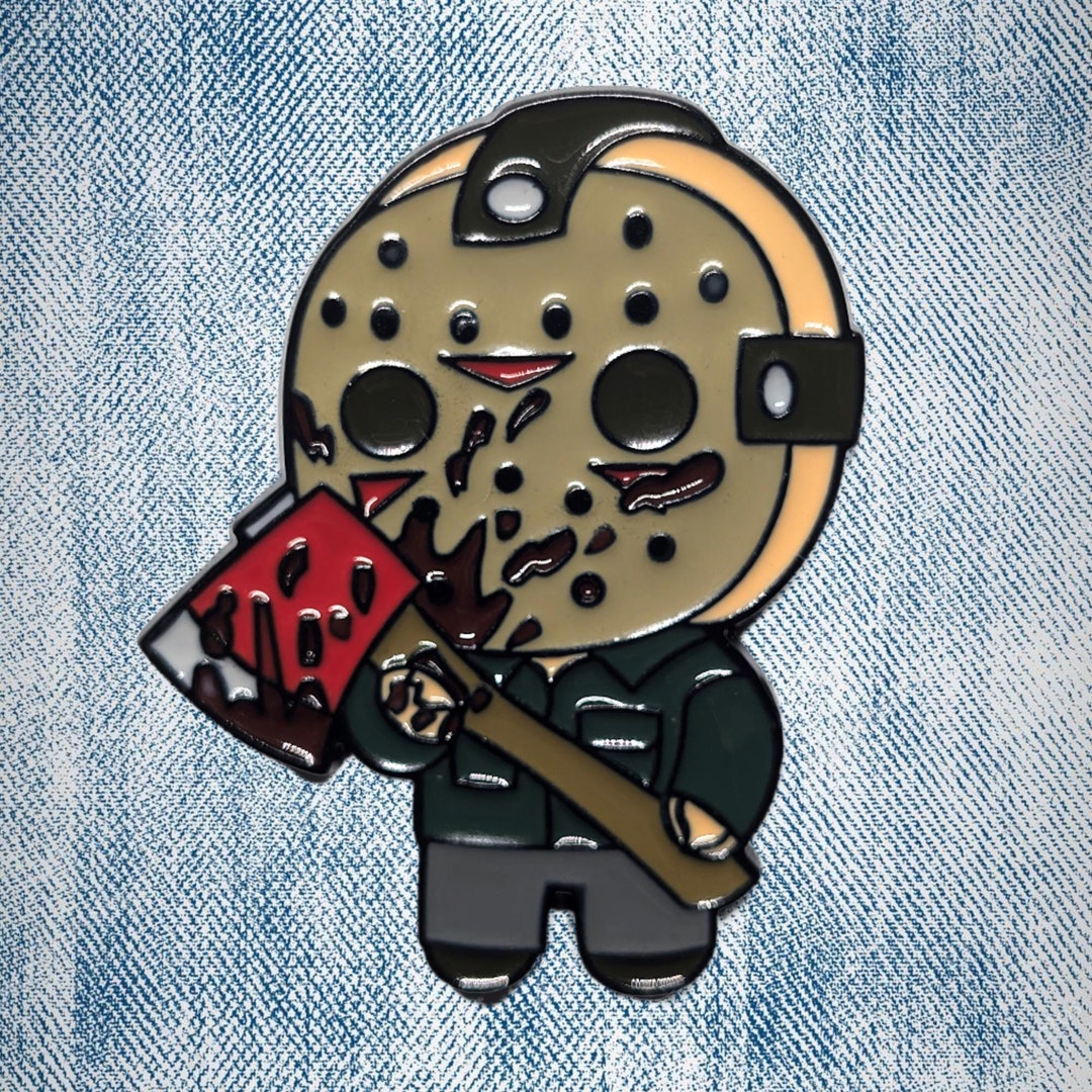LIL' JASON VOORHEES Enamel Pin Badge Halloween Pin Badge Stocking ...