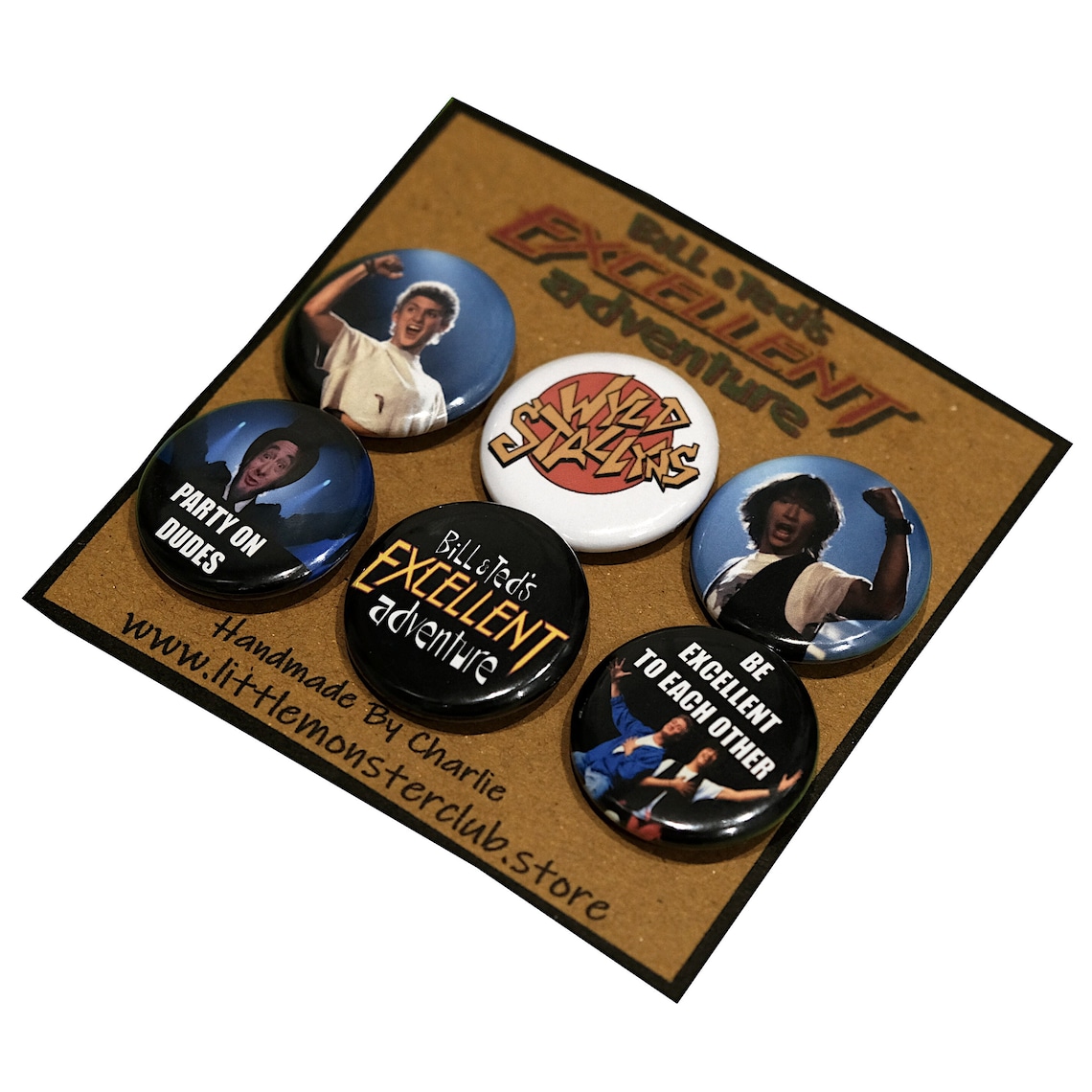 BILL AND TED Badge Pack Pin Button Bill and Ted's - Etsy