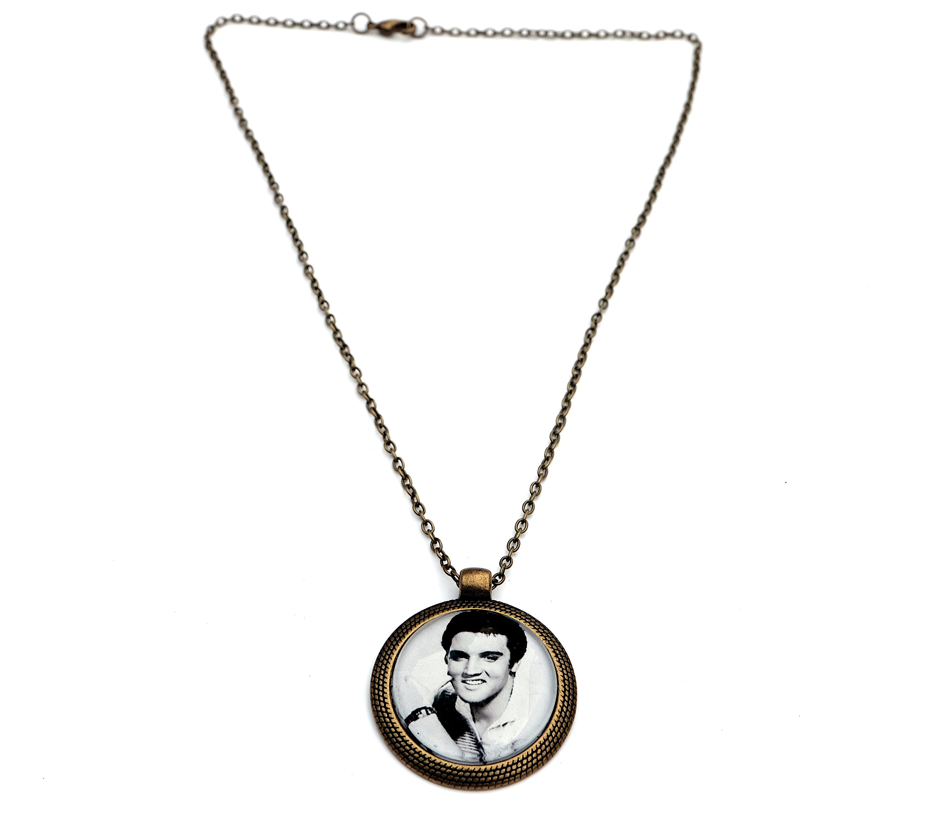Colgante de collar de Elvis Presley colgante de cameo | Etsy