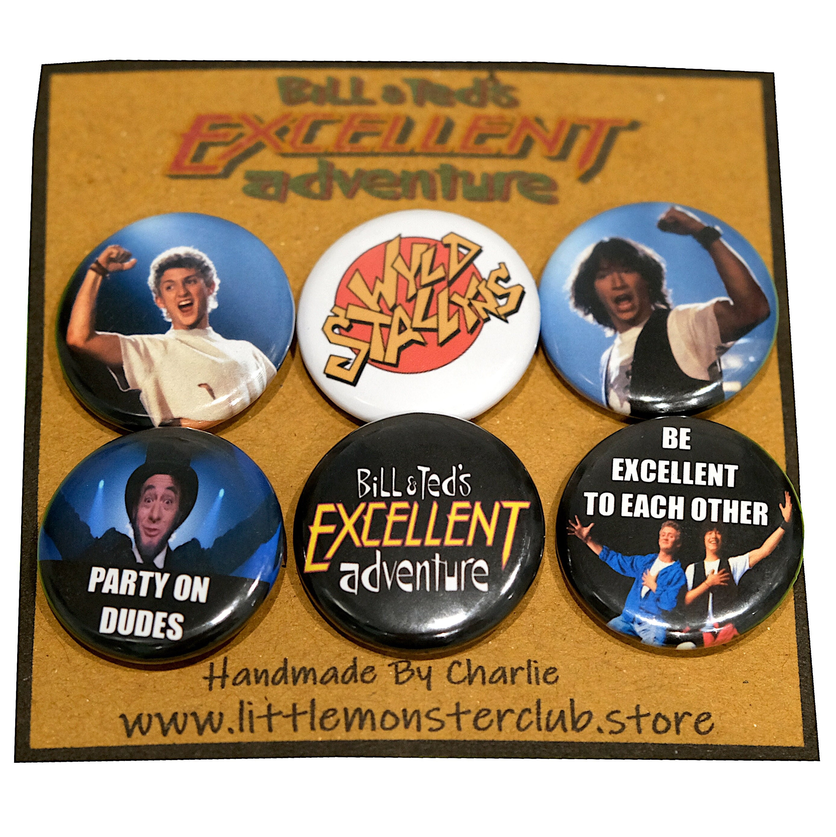 BILL AND TED Badge Pack Pin Button Bill and Ted's - Etsy