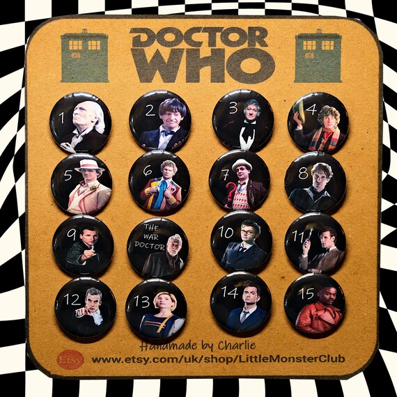 Whovian Problems DOCTOR WHO Pin Badge Collection Dr Who Buttons