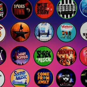 MUSICAL THEATRE CUSTOM Glossy Vinyl Stickers - West End Stickers ...