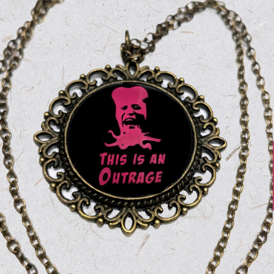 THE MIGHTY BOOSH Necklace Pendant - This is an Outrage Necklace - Tony ...