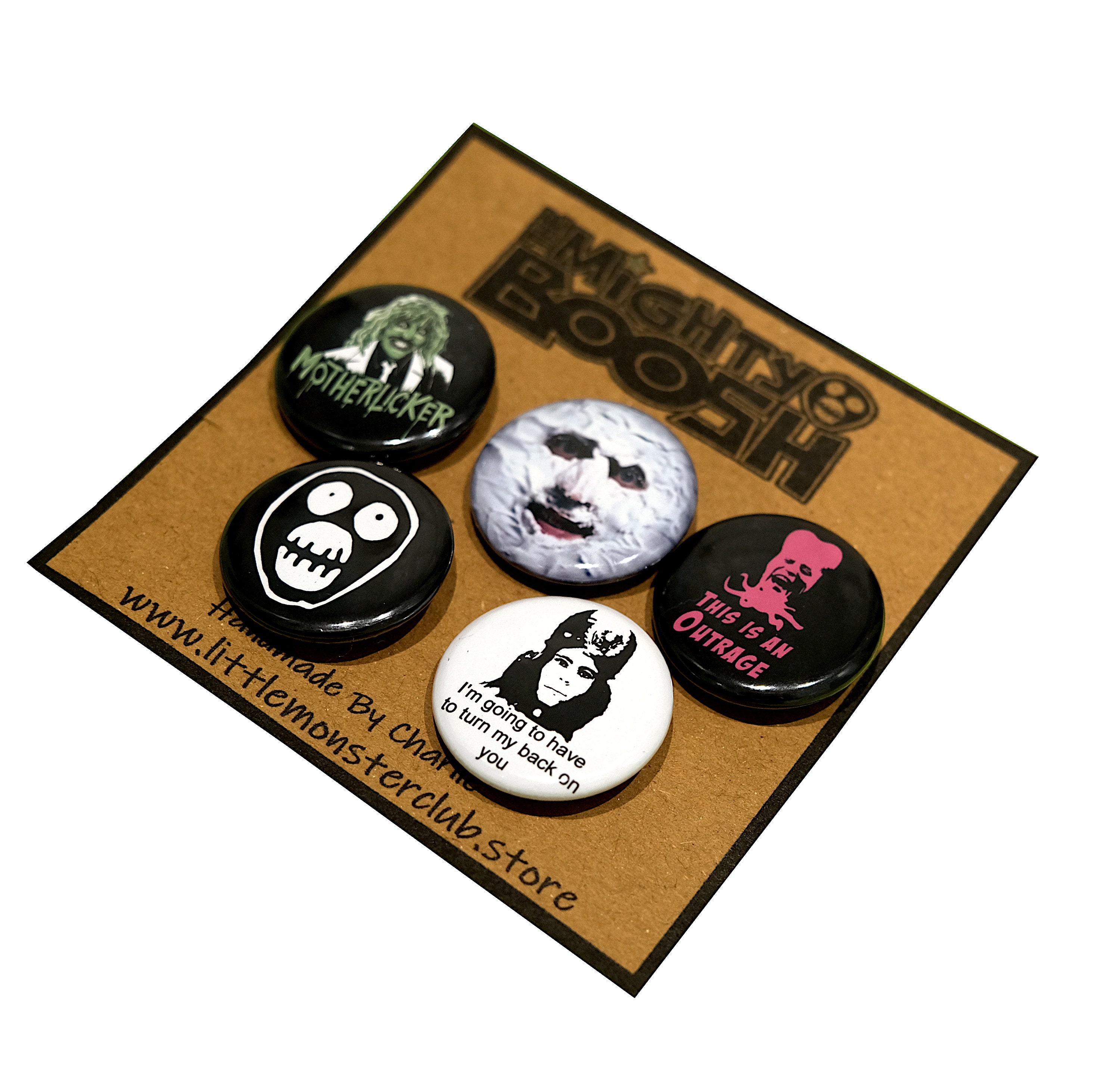 THE MIGHTY BOOSH Badge Pack the Mighty Boosh Pin Mighty - Etsy