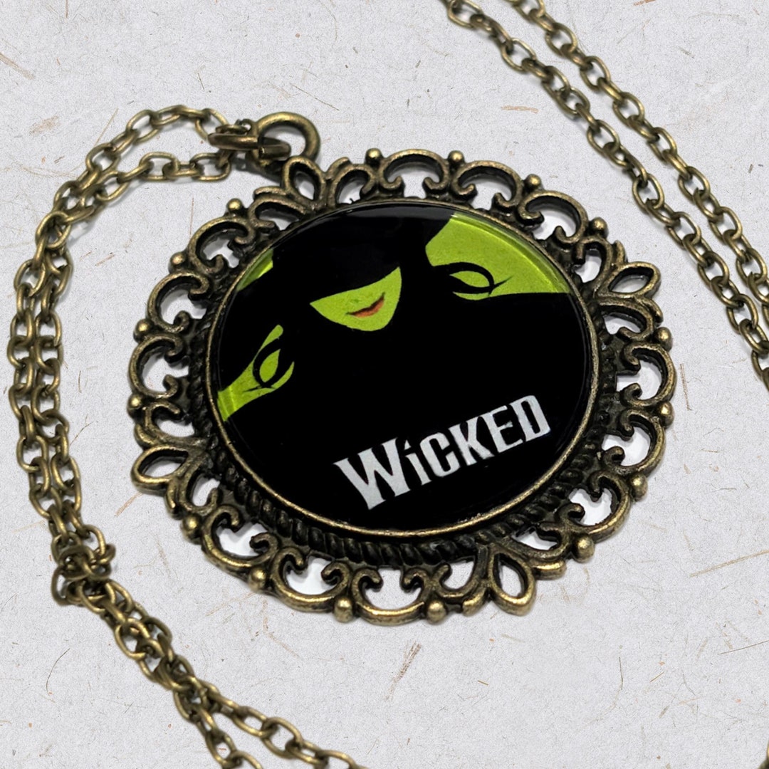 WICKED THE MUSICAL Necklace Pendant - Wicked Musical - West End ...
