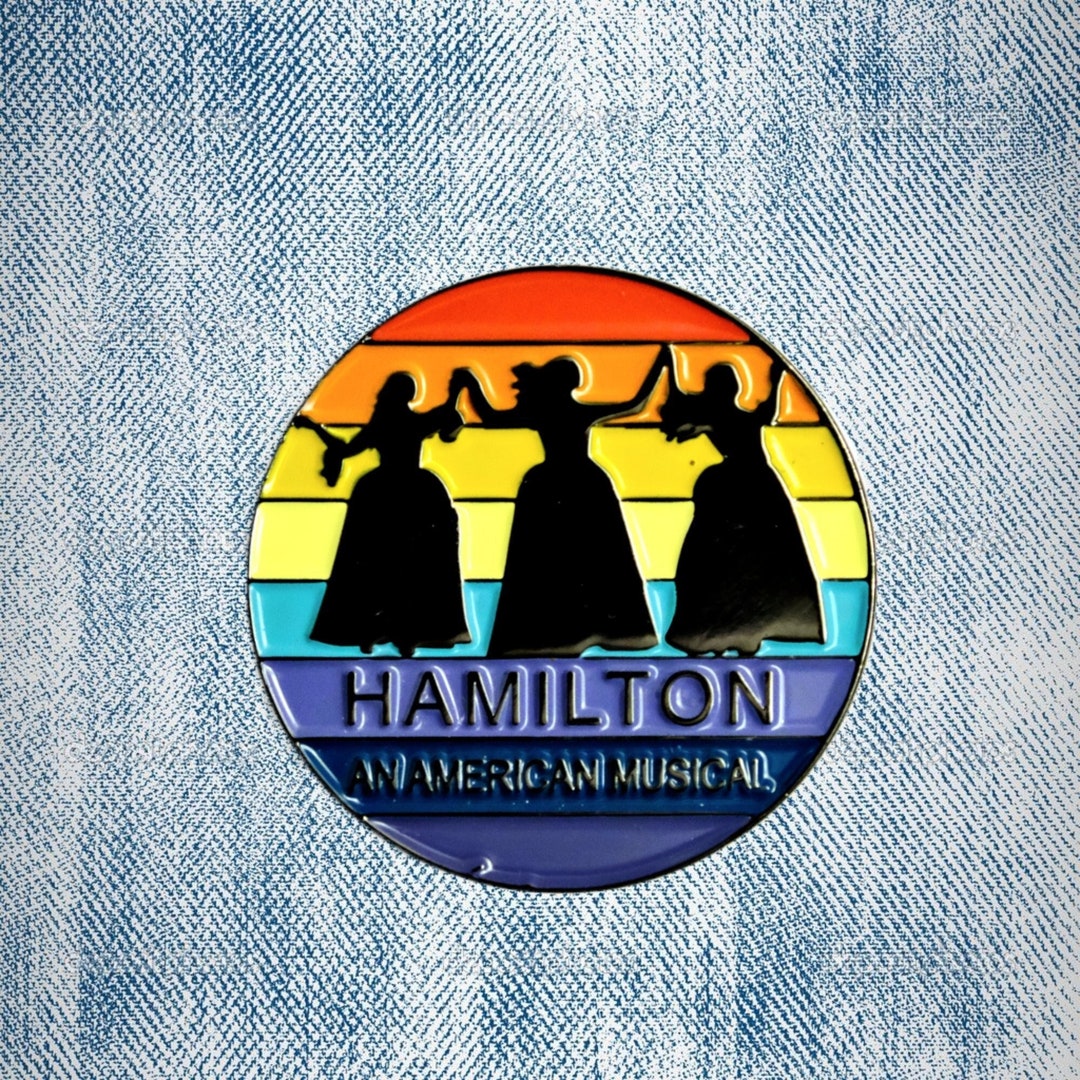 HAMILTON Enamel Pin Badge - an American Musical - Musical Theatre ...