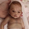 Vinyl Reborn Baby With Half Torso and Cloth Body JOSEPH Awake Model ...
