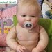 Vinyl Reborn Baby With Half Torso and Cloth Body JOSEPH Awake Model ...