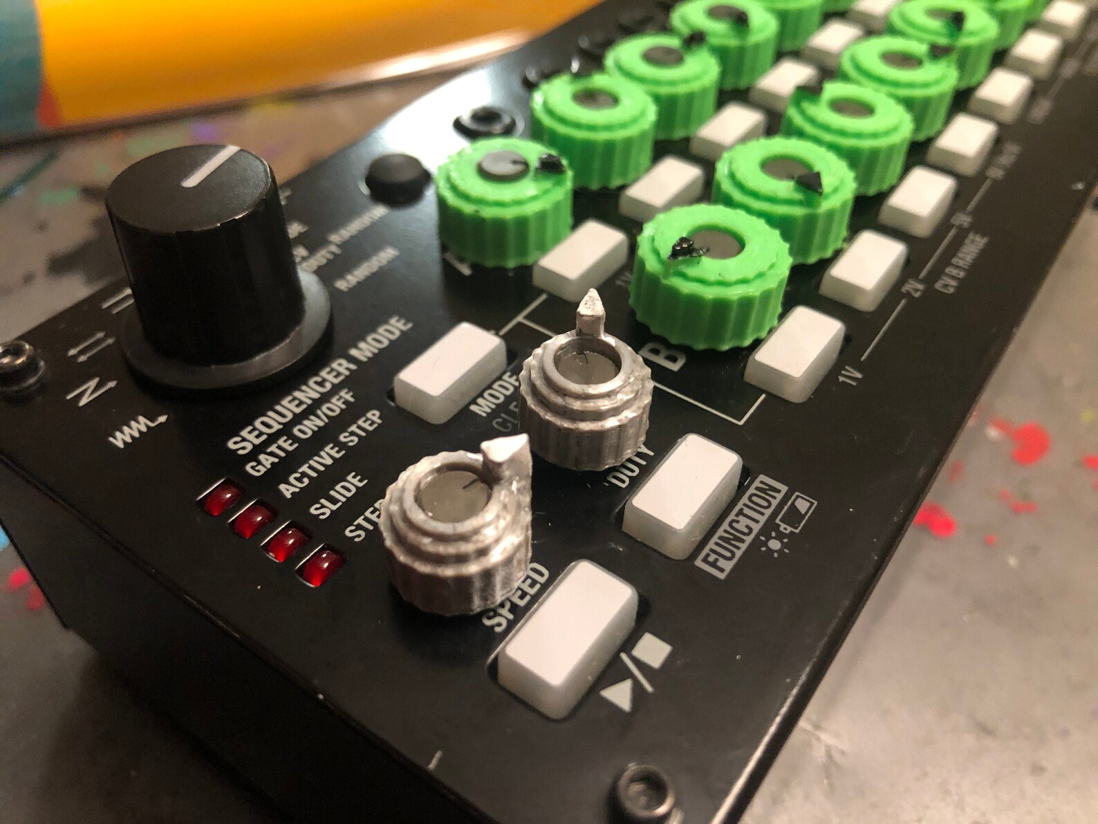 Bass/treble knob replacement Volca Sample : r/volcas