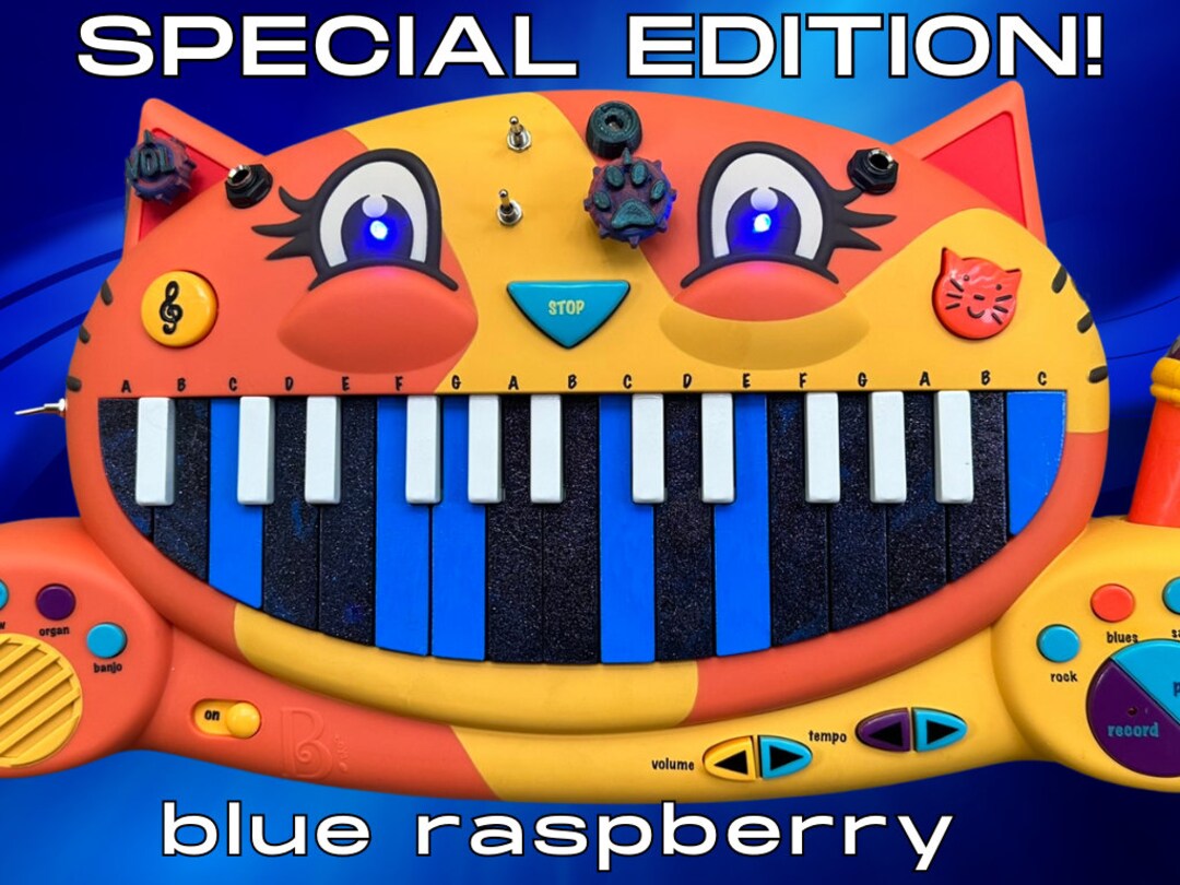 Circuit Bent MEOWSIC: Limited Edition blue Raspberry - Etsy