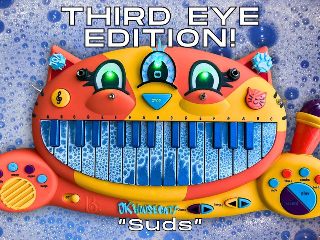 Circuit Bent MEOWSIC: Third Eye Edition ("suds") - Etsy