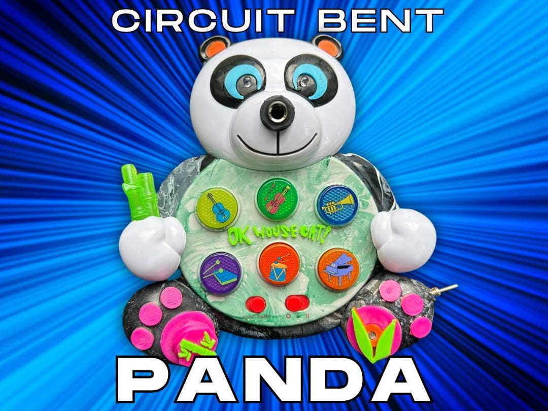 Circuit Bent Panda - Etsy