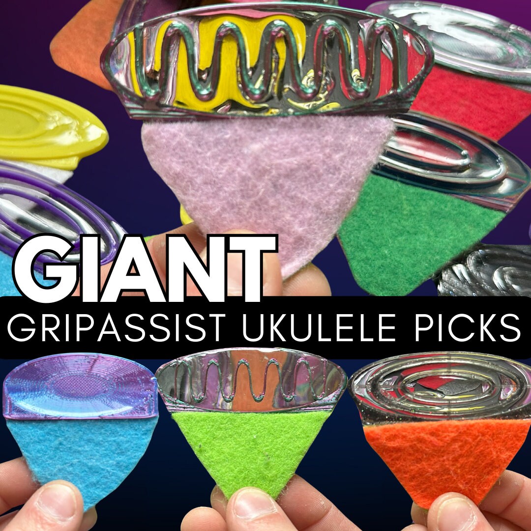 Gripassist Oversized Ukulele Pick: Non-slip Beginner-friendly Design - Etsy