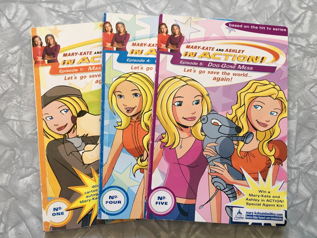 Lot of 3 2002-03 Mary-kate and Ashley in Action Paperback Books - Etsy