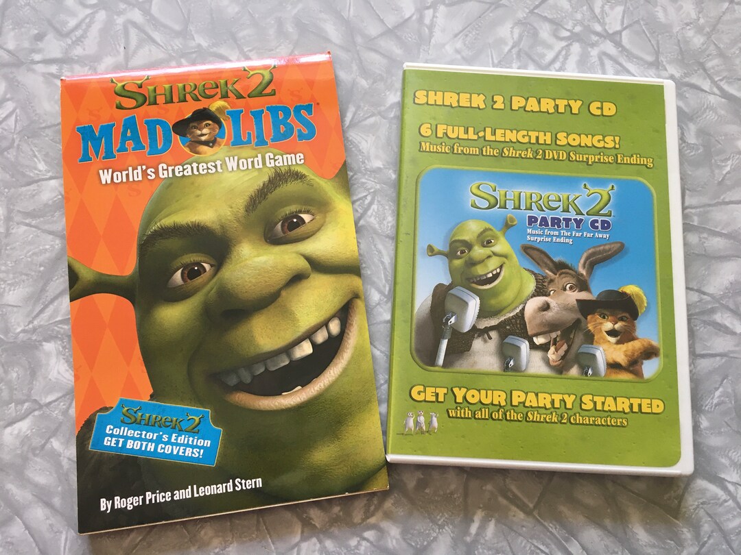 2004 Shrek 2 Party CD Mad Libs Mike Myers - Etsy