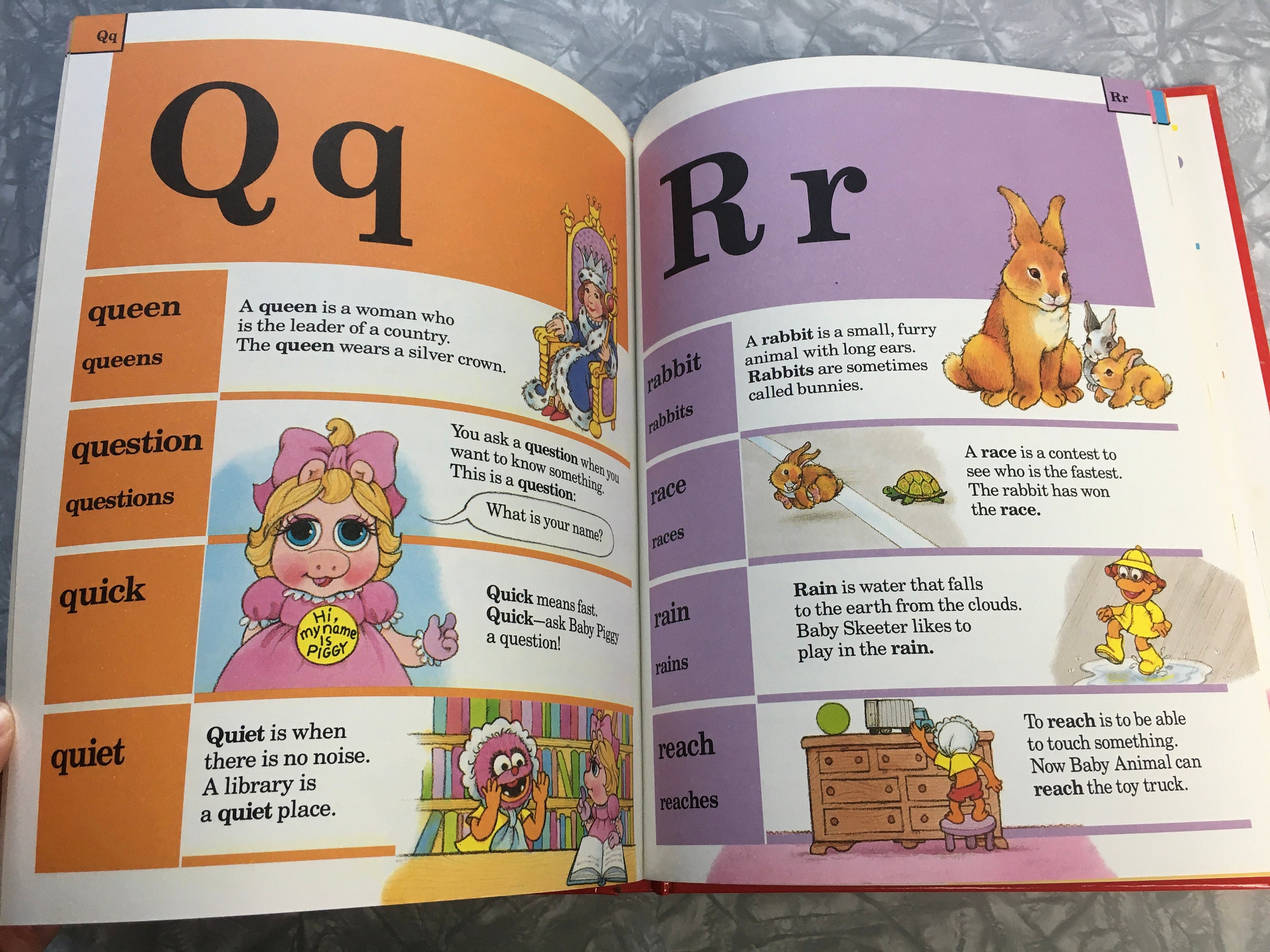 1988 My First Muppet Dictionary Hardcover Book Jim - Etsy