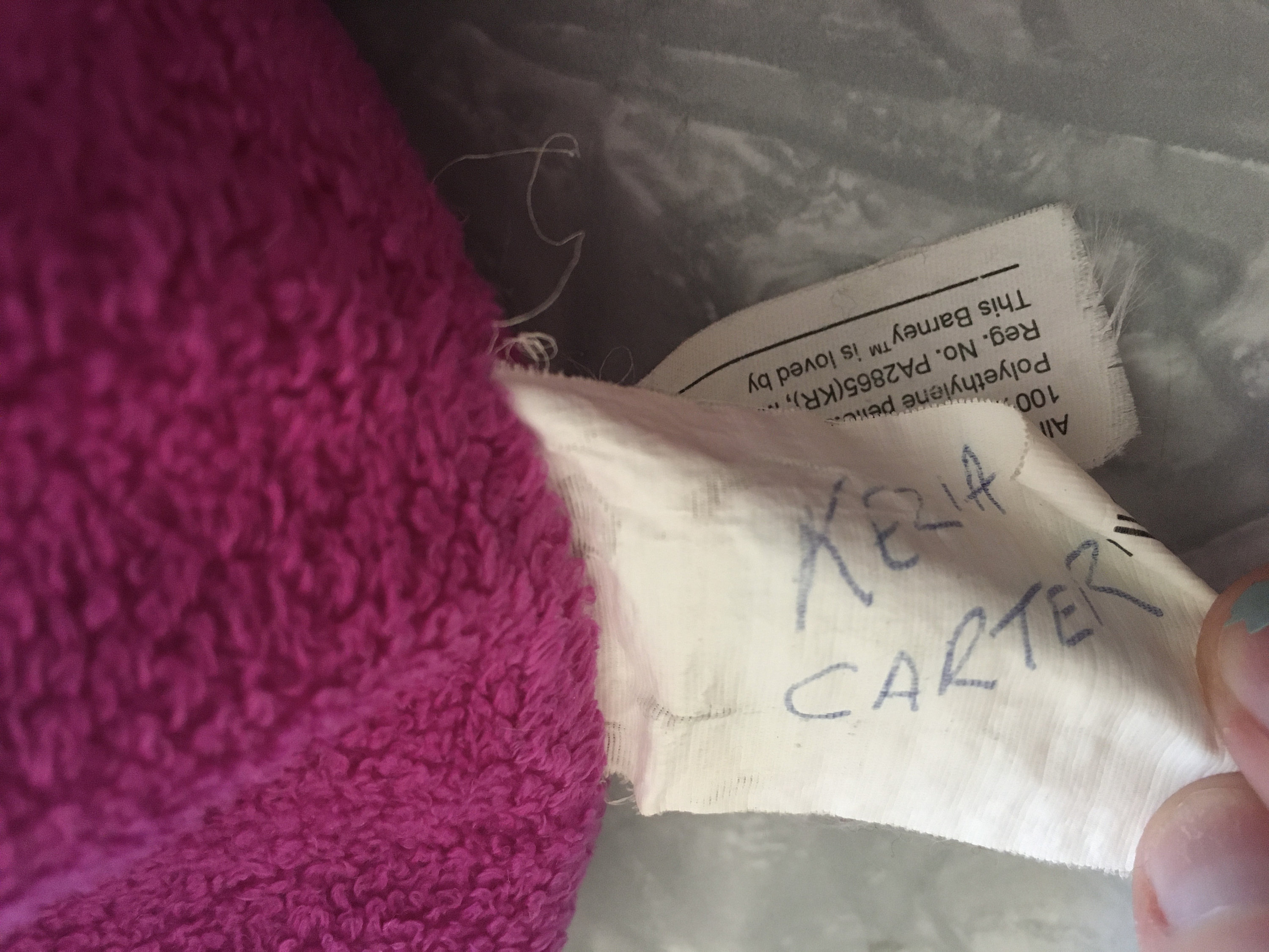 1992 Barney the Purple Dinosaur Terry Heart Tummy Plush - Etsy