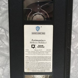 Lot of 1990's Animaniacs Book & VHS Warner Bros. - Etsy