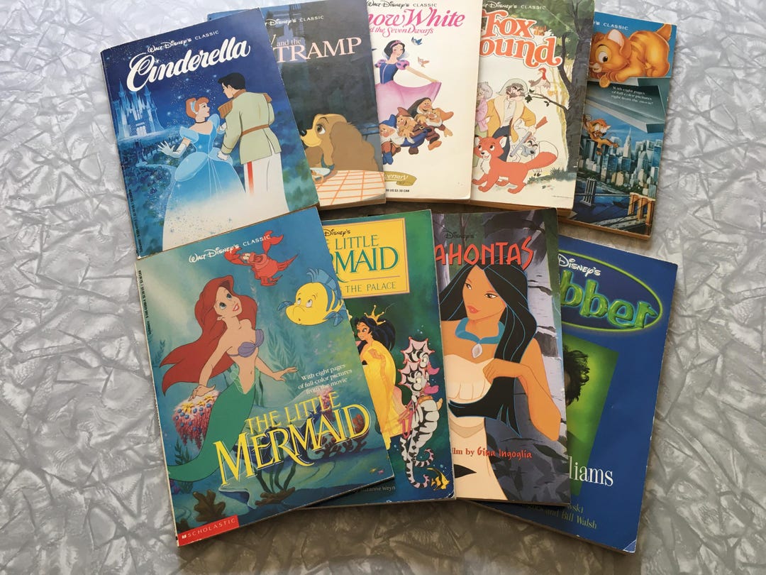 Lot of 9 80's/90's Disney Animated Novelizations/film Adaptation Junior ...