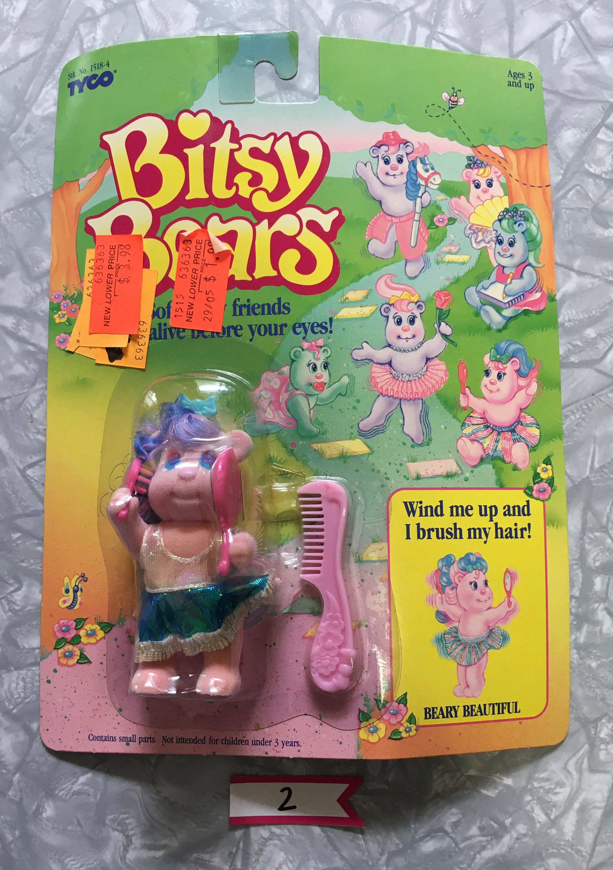 1991 Bitsy Bears on Card Figures YOU CHOOSE Tyco Toys - Etsy UK