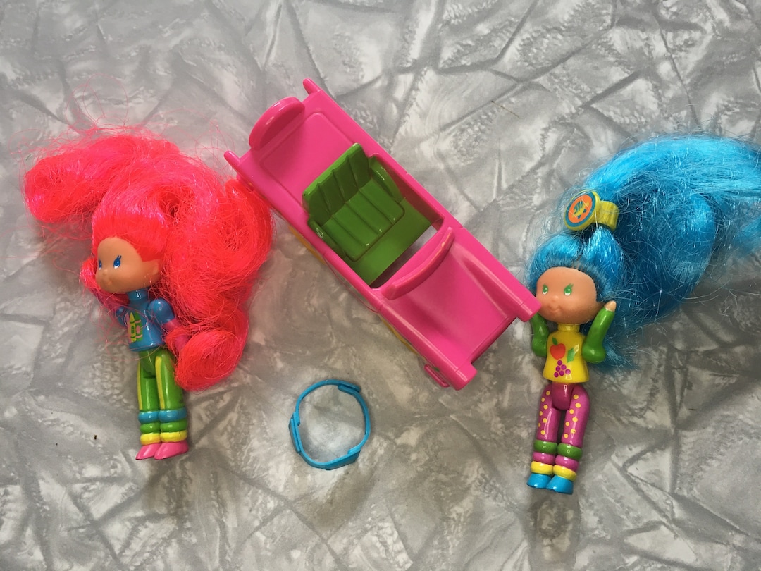 Lot of 1987 Wee Wild Things Dolls/vehicle Mattel - Etsy