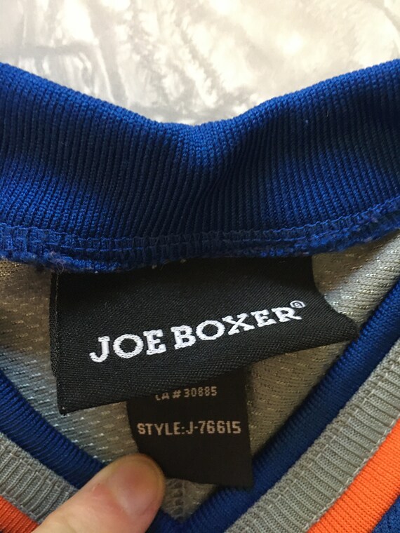 Vtg 90's Joe Boxer Happy Face Logo Mesh Hockey Jersey… - Gem