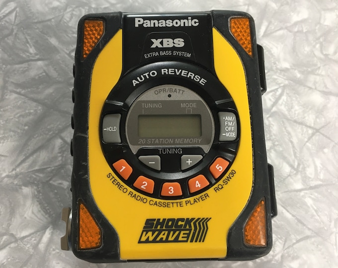 1990's Panasonic Shock Wave XBS Portable Stereo Radio Cassette Player ...