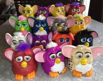Laughing Furby Toy # 7 McDonald's Happy Meal Toy Furby Boom New Dated ...