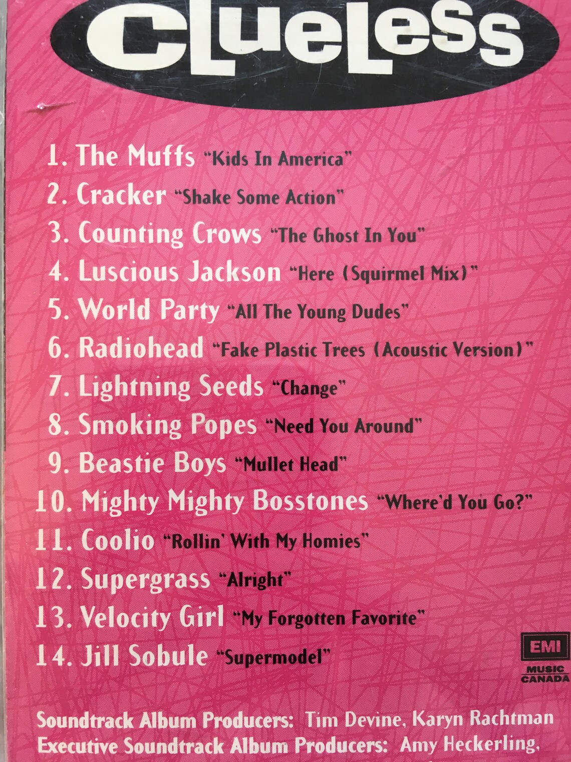 1995 "clueless" Original Motion Picture Soundtrack CD - Etsy