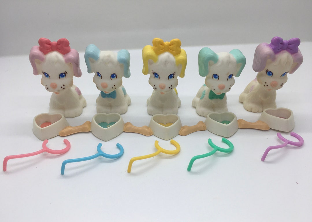 1990 Tyco Quints 5 Little Puppies Set COMPLETE - Etsy