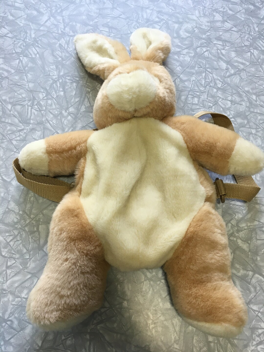 1995 Beige Bunny Rabbit Stuffed Animal Backpack Purse by Jay-gun ...