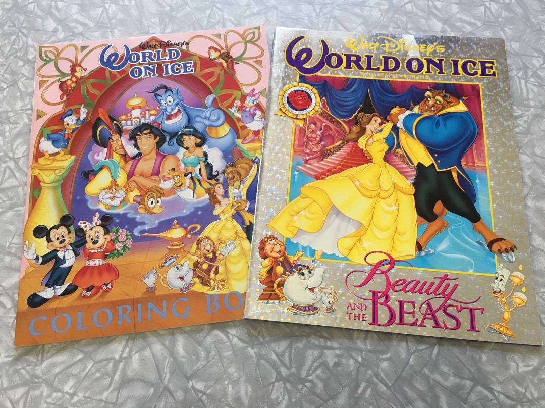 Lot of 2 Vtg 1993 Walt Disney's World on Ice Souvenir Program ...