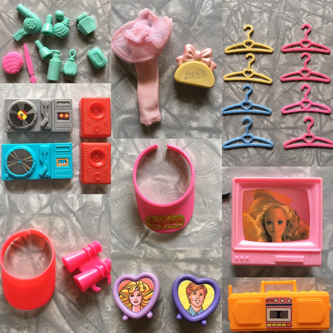 1990's Vintage Barbie accessory lots Mattel | Etsy