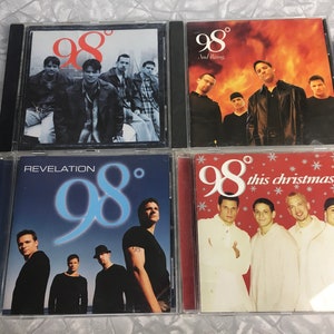 Lot of 4 98 Degrees Cd's Bonus VHS Tape 98 Degrees and Rising ...