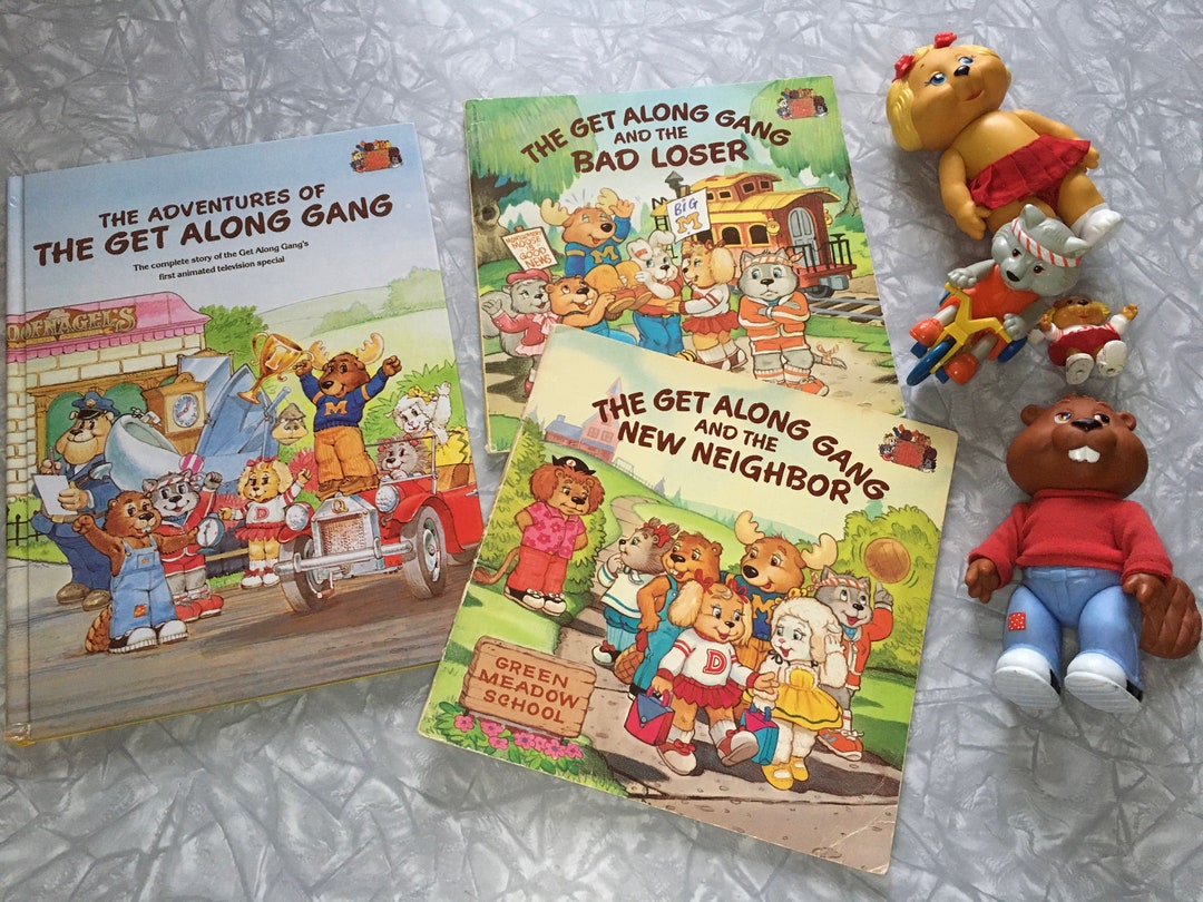 Lot of the Get Along Gang Toys & Books American Greetings - Etsy