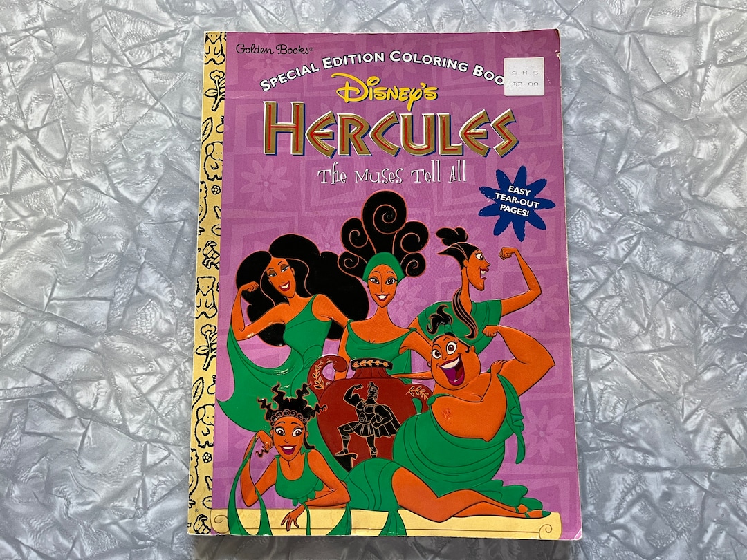 1997 Disney's Hercules the Muses Tell All Special Edition Colouring ...