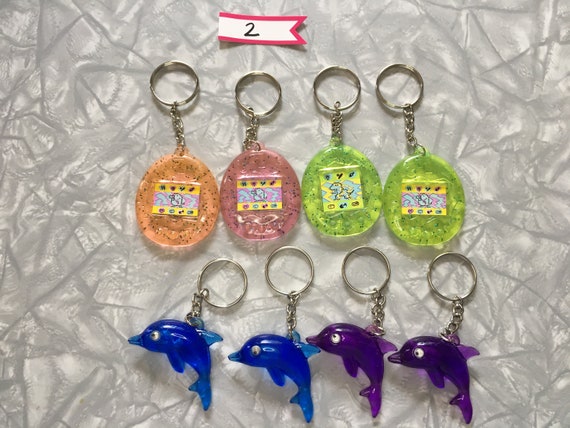 Vintage 90's Dolphin & Digital Virtual Pet Keychain L… - Gem