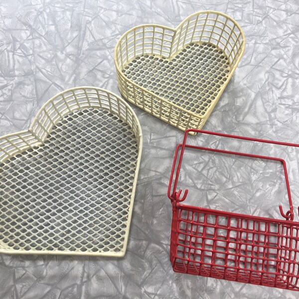 Wire Heart Basket - Etsy