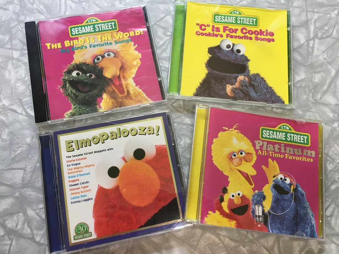 Lot of 4 1990's Sesame Street Compilation Kids Music Cd's - Etsy